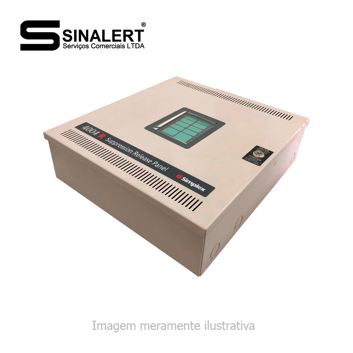 PAINEL DE LIBERAÇÃO DE SUPRESSÃO SIMPLEX 4004R (4004-9301) - Sinalert ...