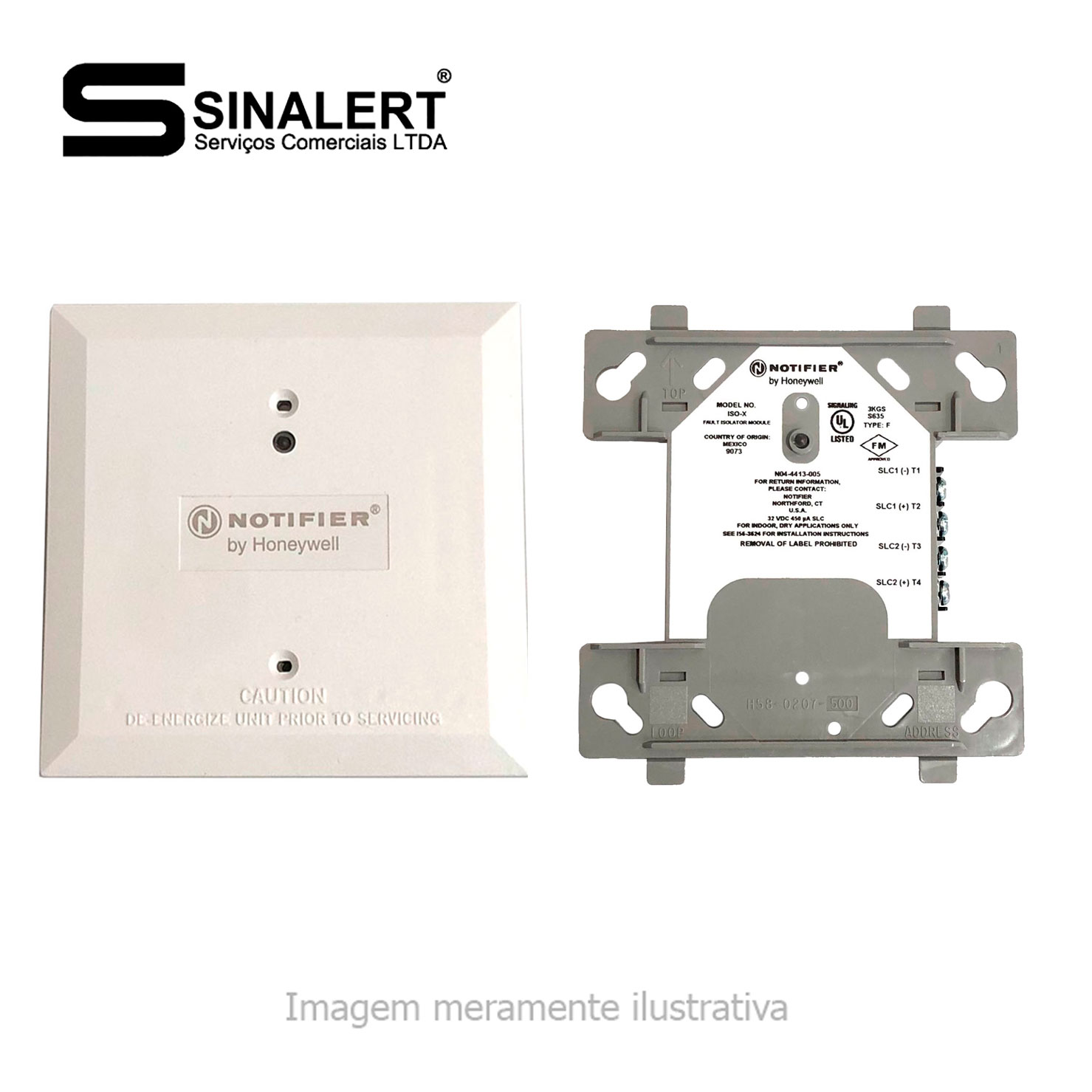ISO-X - Módulo Isolador de Falhas - Notifier - Sinalert – Equipamentos ...