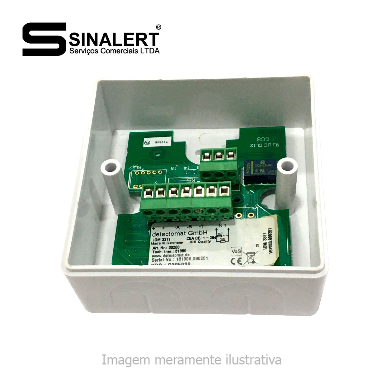 Modulo De Entrada E Saída Endereçável Iom-3311 - Detectomat - Sinalert ...