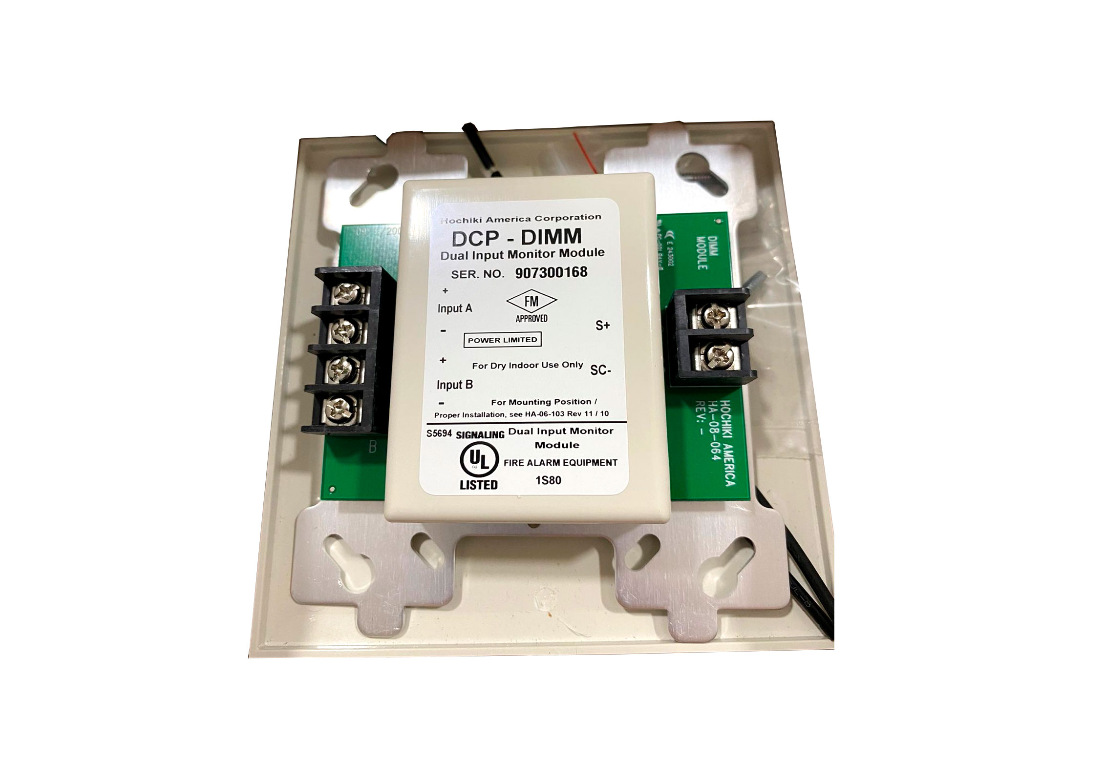 MODULO DE 02 ENTRADAS ENDEREÇAVEIS, MARCA: HOCHIKI, MODELO: DCP-DIMM ...