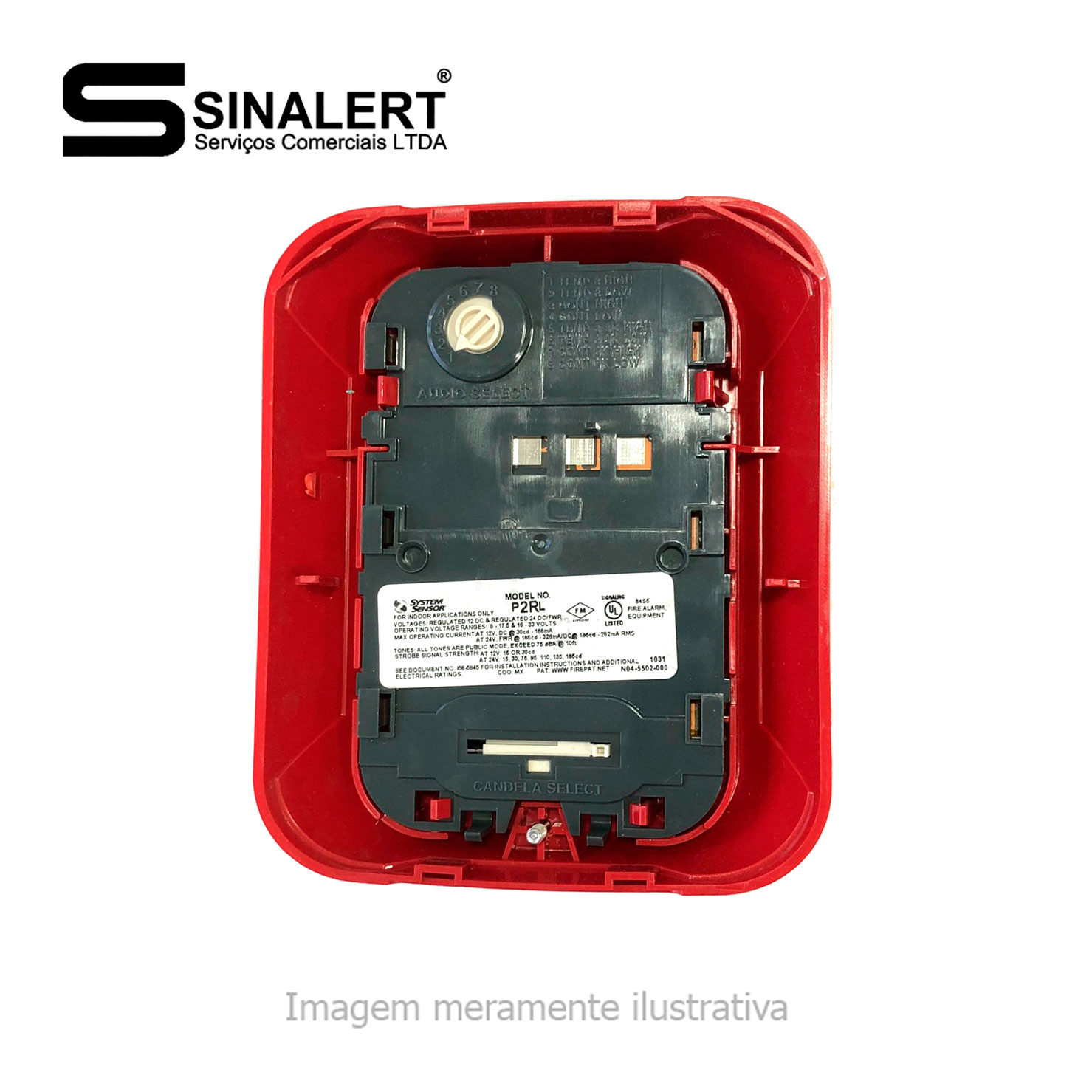 P2RL – SIRENE AUDIOVISUAL CONVENCIONAL- SYSTEM SENSOR - Sinalert ...