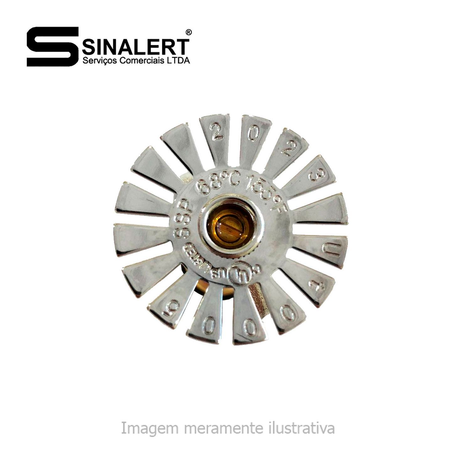 BICO DE SPRINKLER PENDENTE 3/4″ 68º COM CANOPLA - Sinalert ...