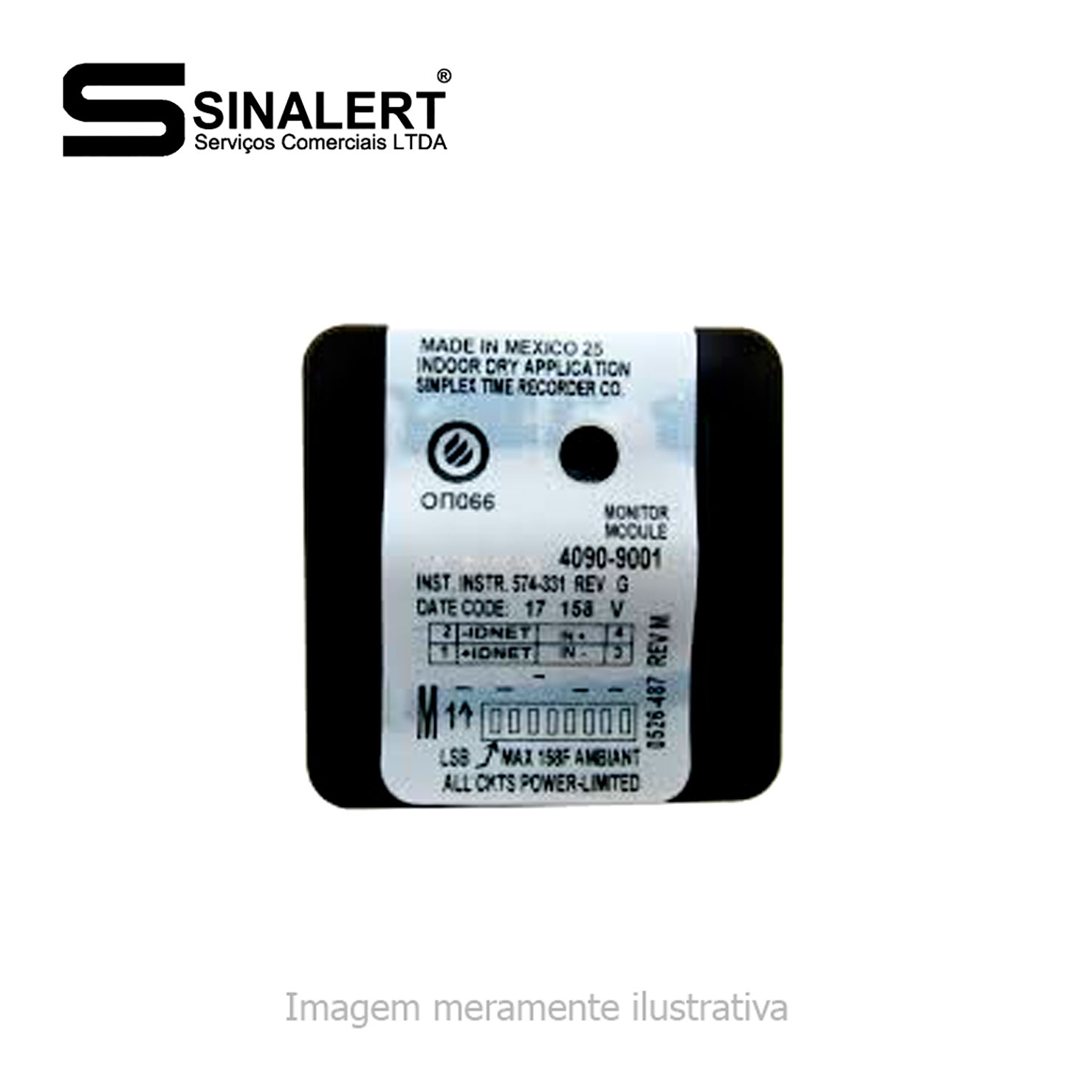 4090-9001 - Módulo Endereçável de Entrada IAM Simplex - Sinalert ...