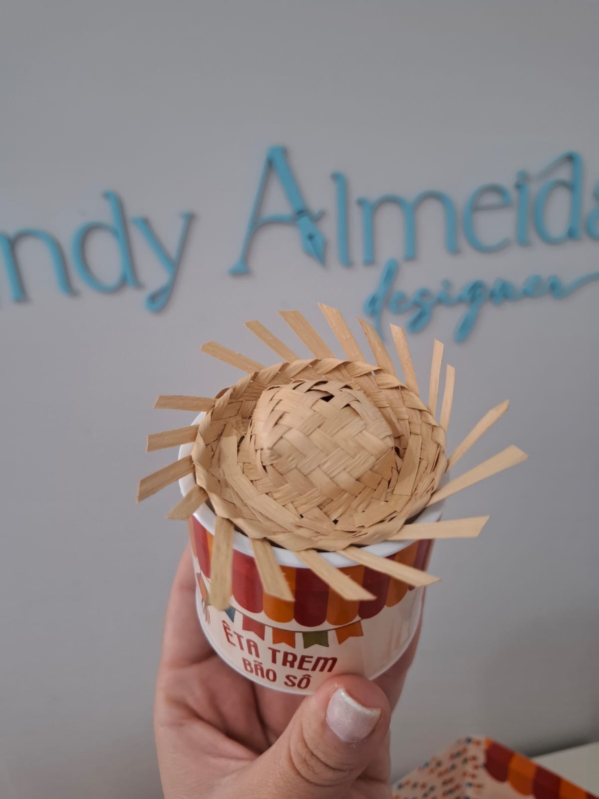 Mini tubolata 6x5cm - Festa junina By Le Biscuit D'Origine - Andy Almeida Designer