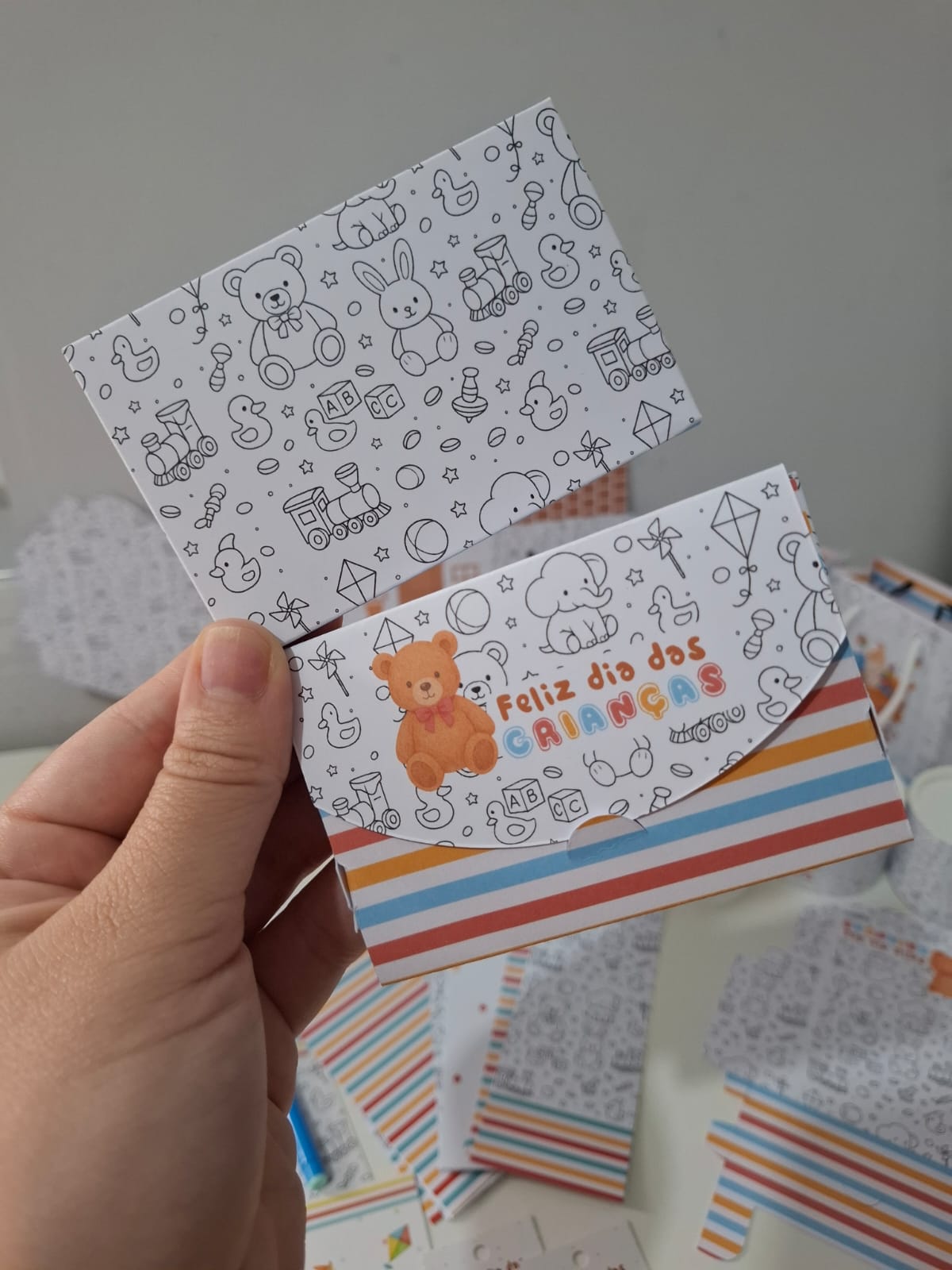 Caixinha para Kit Kat - Estampa personalizada - Andy Almeida Designer