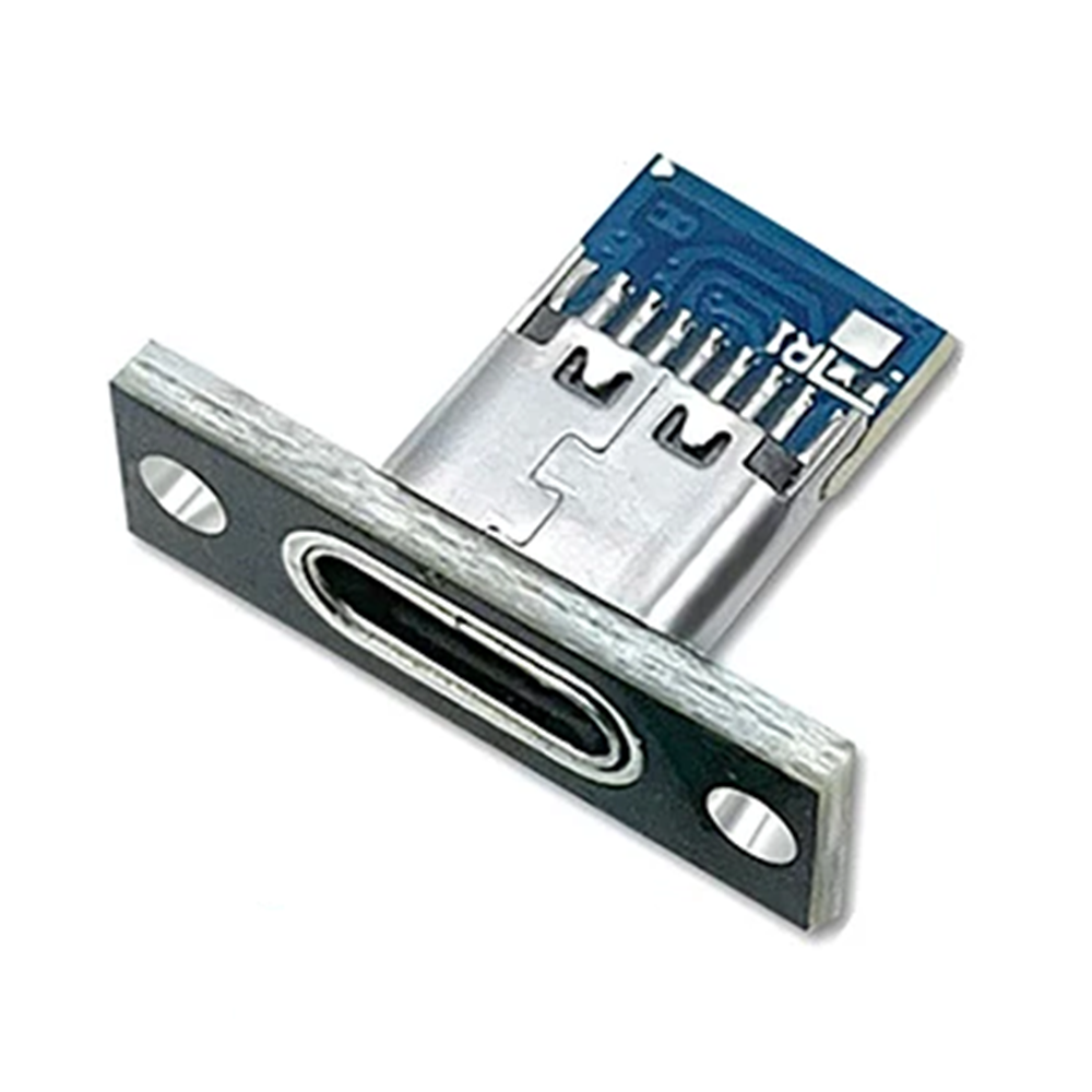 Adaptador Conector USB-C Fêmea 4 Pinos para Soldar - A Chave Virou