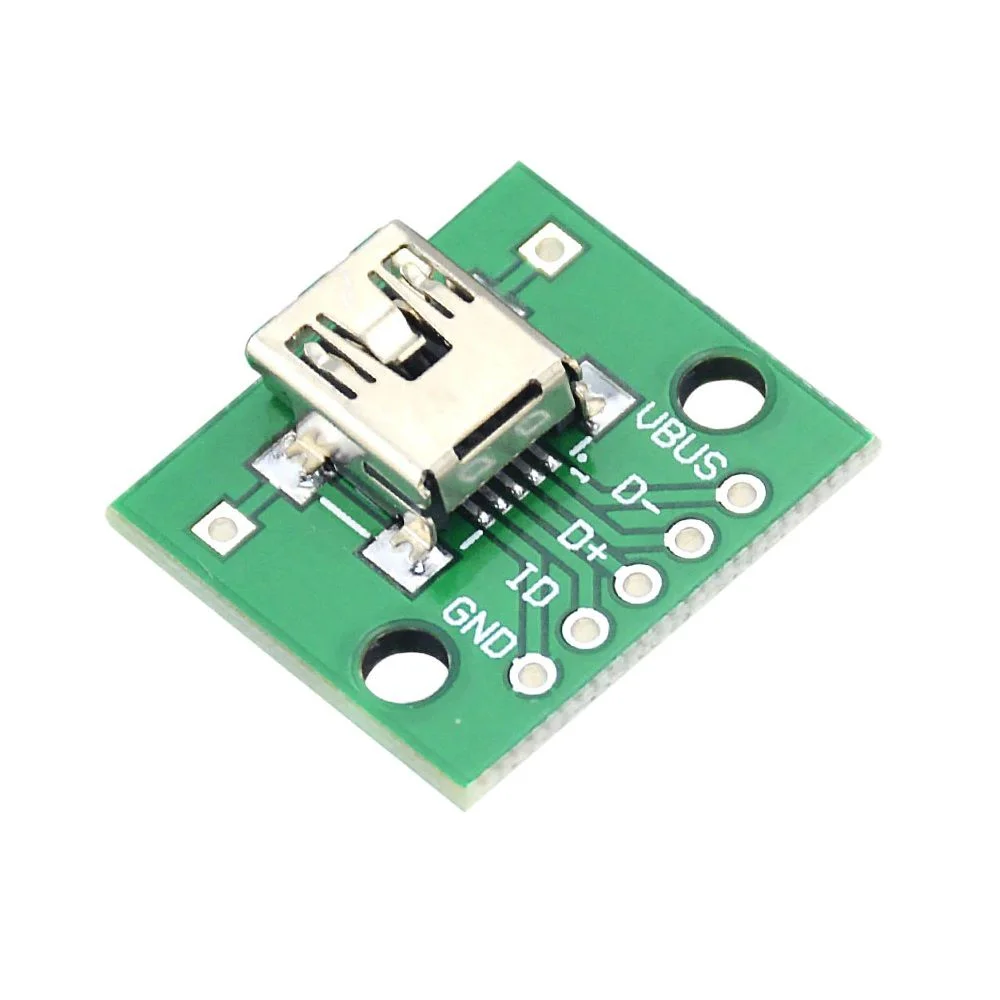 Adaptador Conector Mini USB Fêmea para Soldar - A Chave Virou