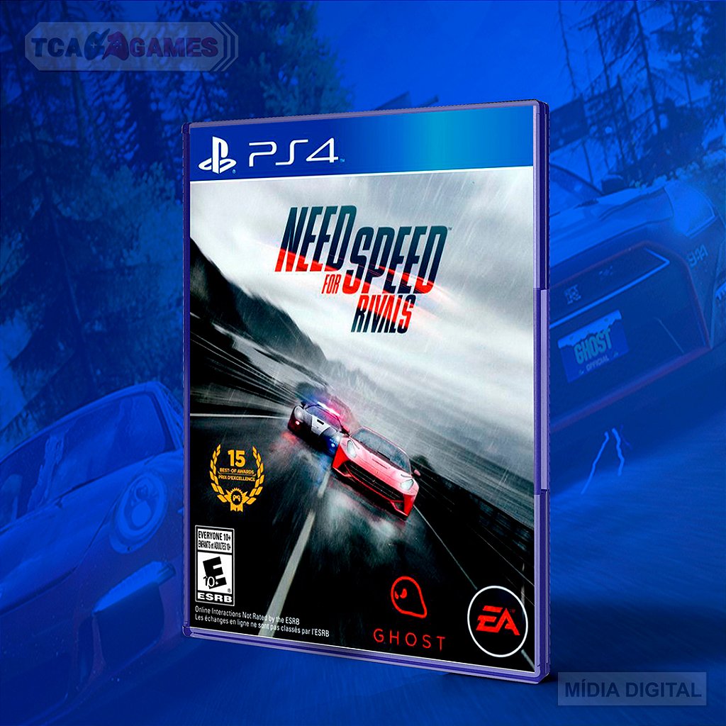 Need For Speed Rivals - PS4 Mídia Digital - Loja Tca