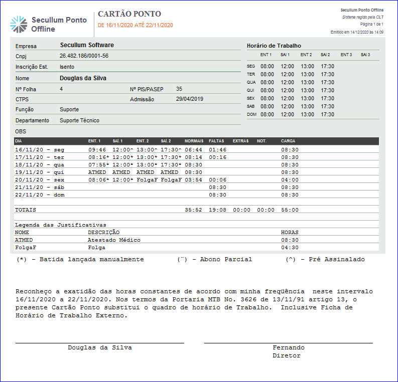 Secullum Ponto Offline - Plano Mensal PRO - Digimatec