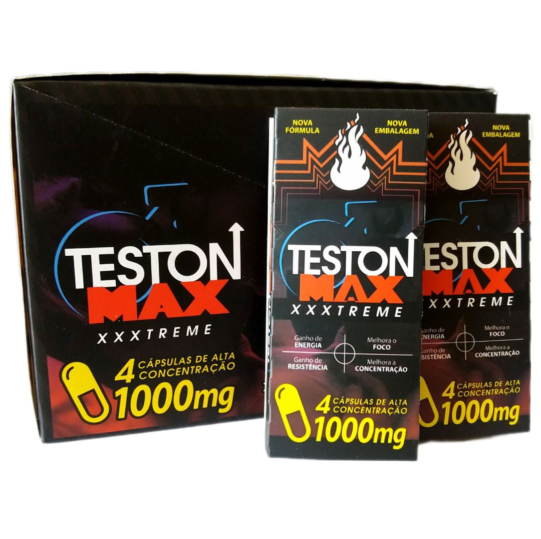 Kit Teston Max 100% Natural 24 Cápsulas Multivitta - Empório Fortunata ...