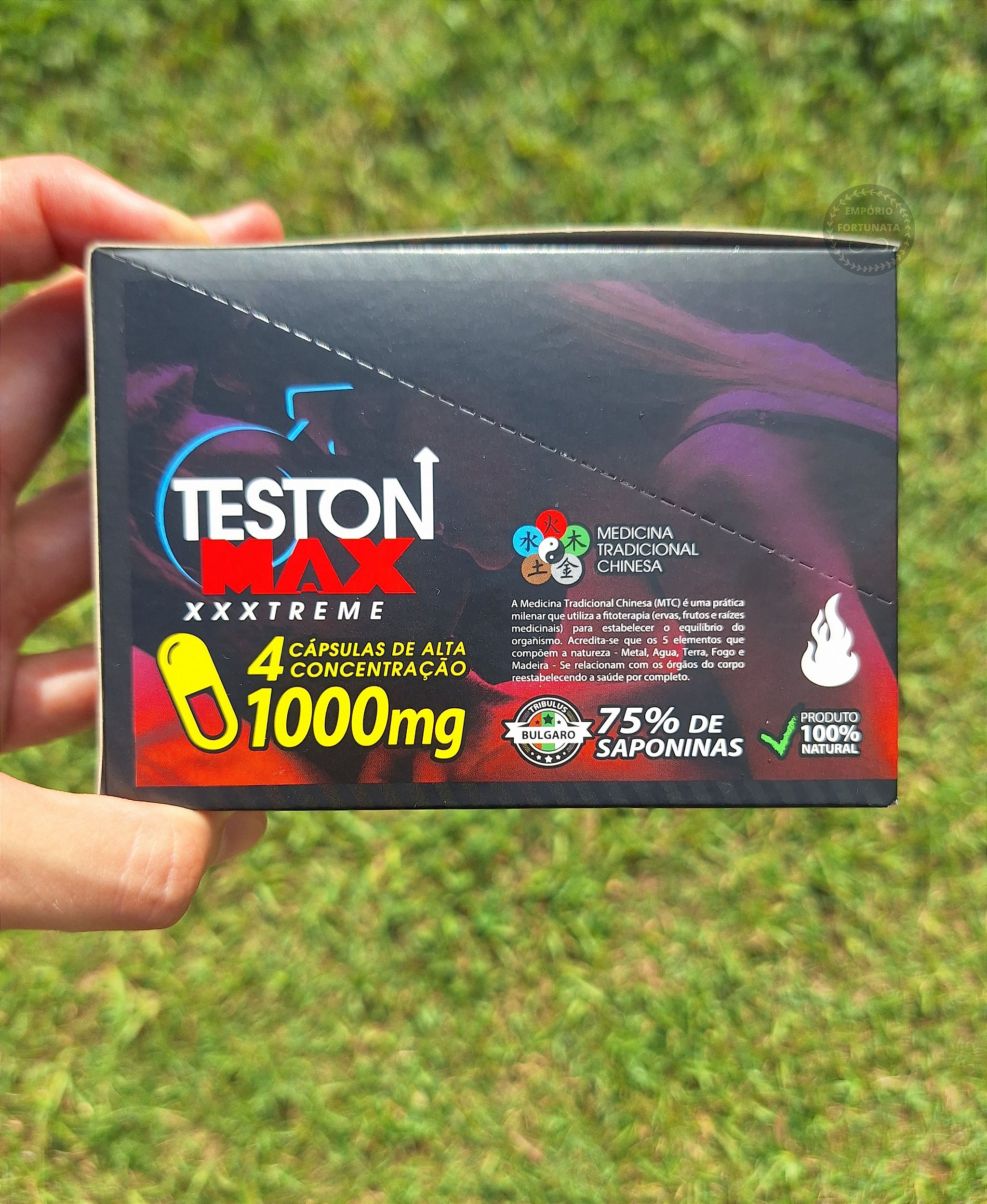 Teston Max 100% Natural Caixa 48 Cápsulas - Empório Fortunata ...