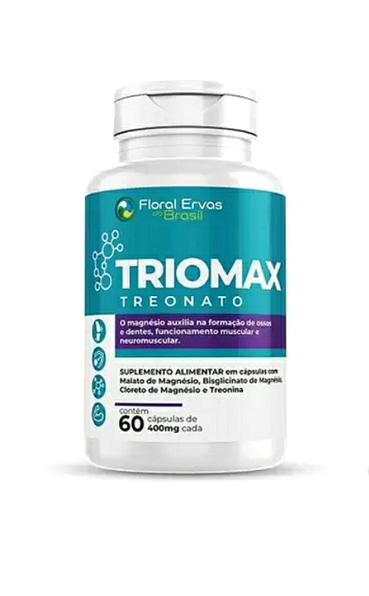 Triomax - Magnésio 60 Caps. Floral Ervas do Brasil - Empório Fortunata ...