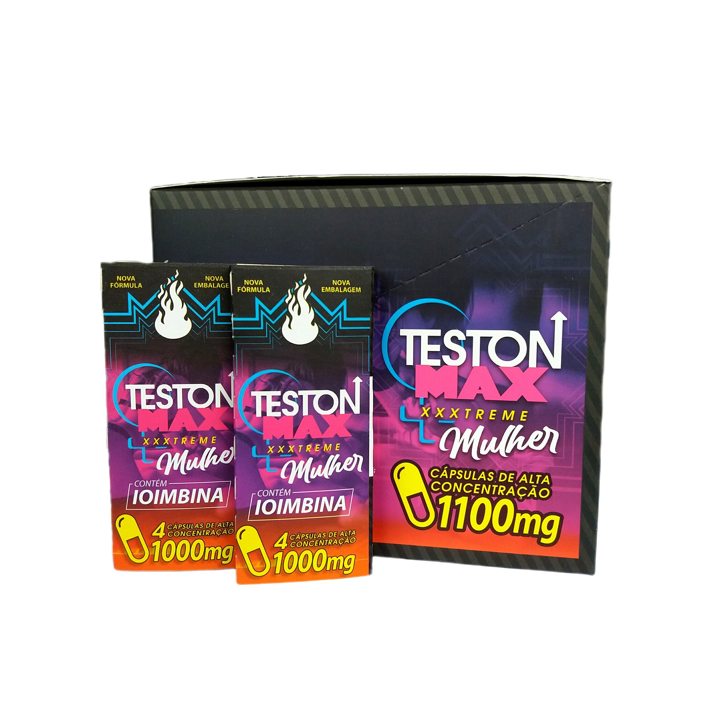 Teston Max Mulher Alta Concentração Caixa 48 Cápsulas - Empório ...