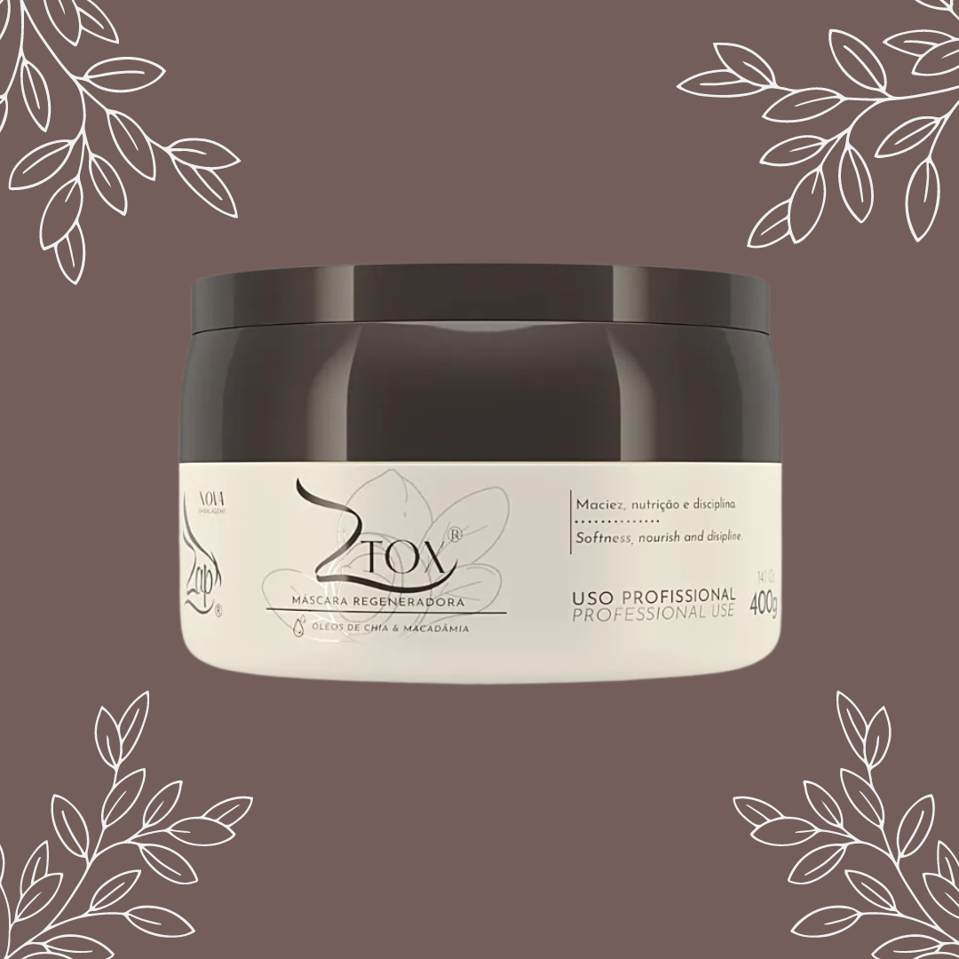 Zap Botox Ztox Máscara Regeneradora 400g - Distribuidora Direta