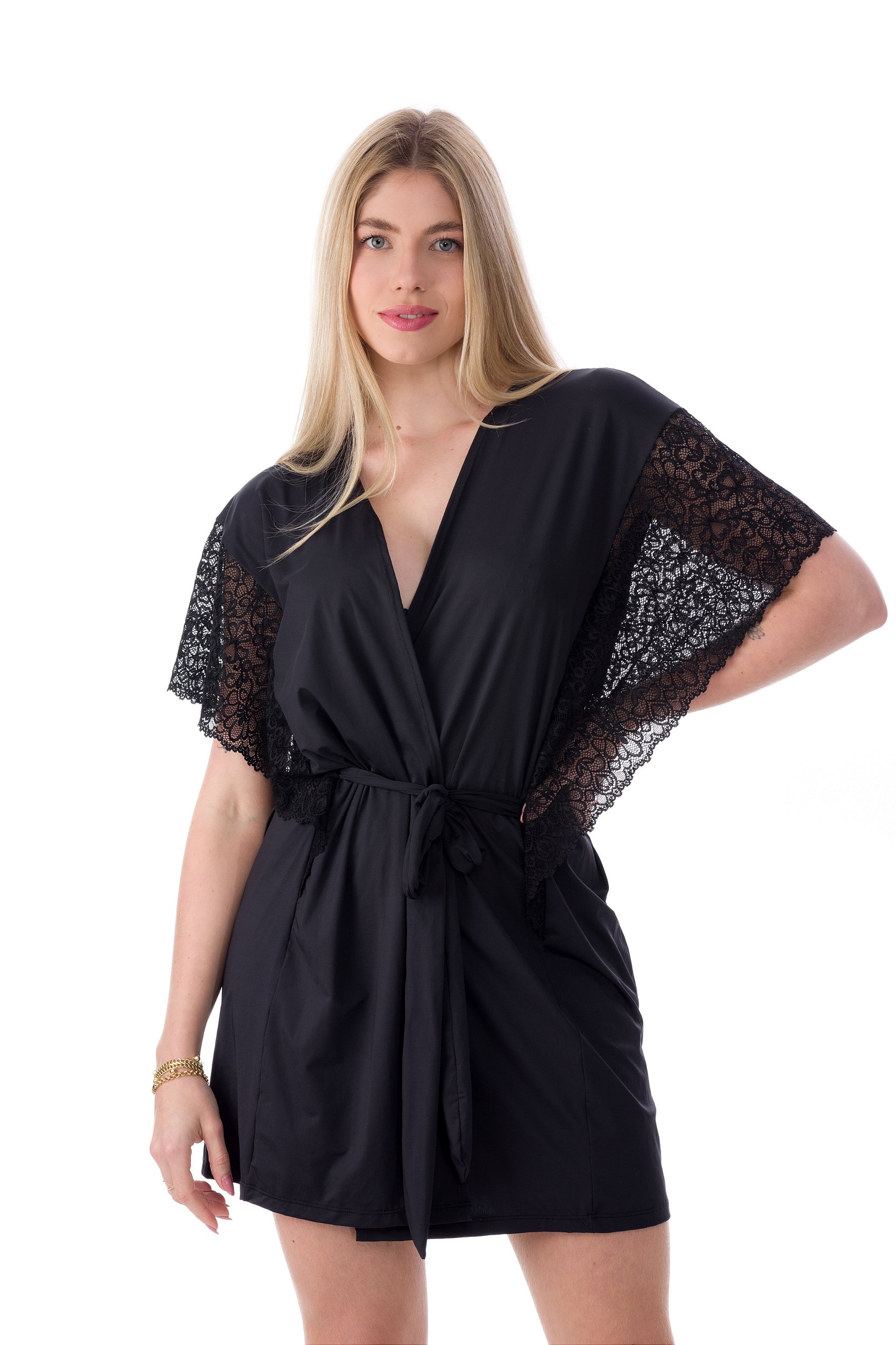 Robe Manga Morcego - Dapper Moda Intima
