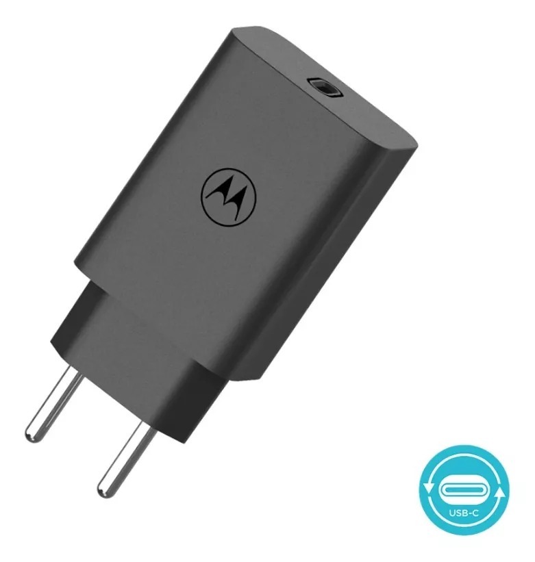 Carregador Fonte Turbo Motorola Original 68w Usb-C - Digimer