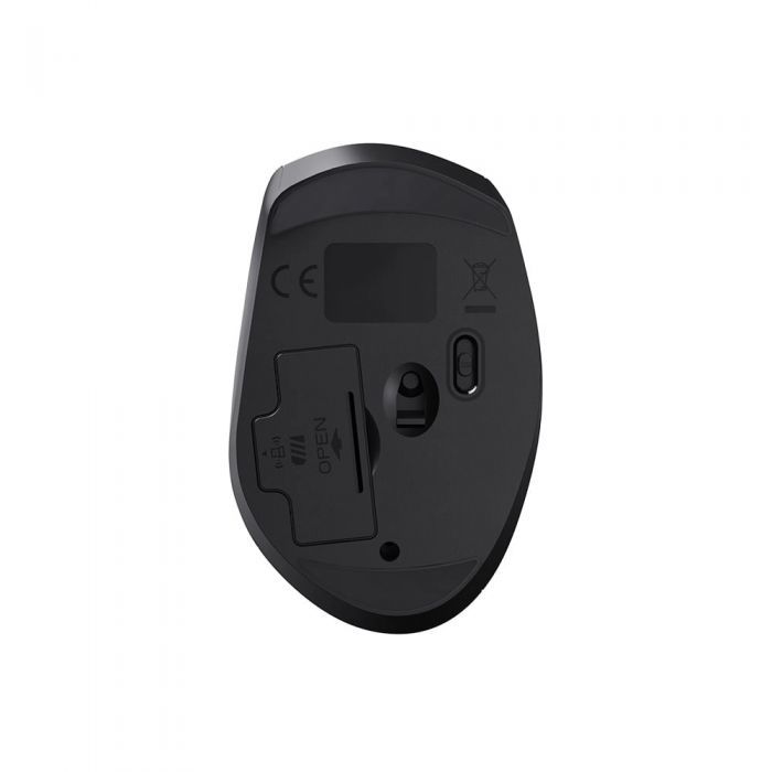 Mouse Wireless Multi MO381 6 Botões USB 1600DPI - Preto - Digimer