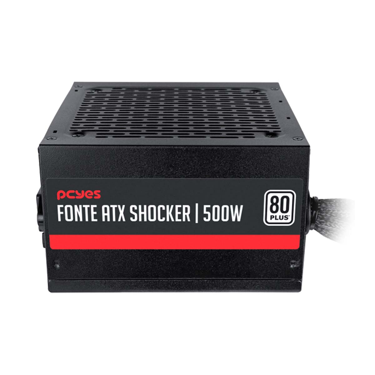 Fonte Gamer Pcyes Atx Shocker 500w 80 Plus White Pfc Ativo - Digimer