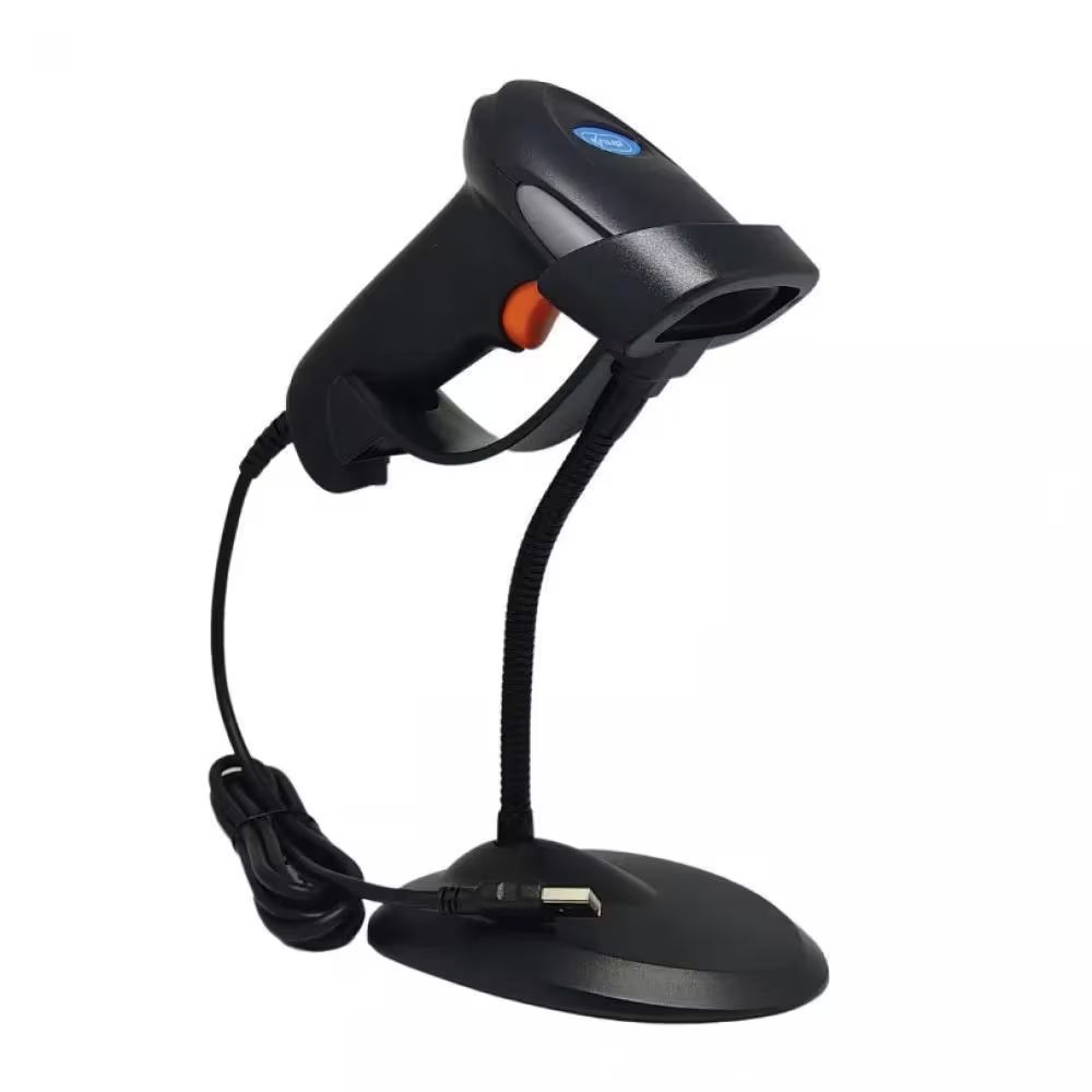 Leitor De Codigo De Barras Boleto E Danfe Usb Com Suporte - Digimer