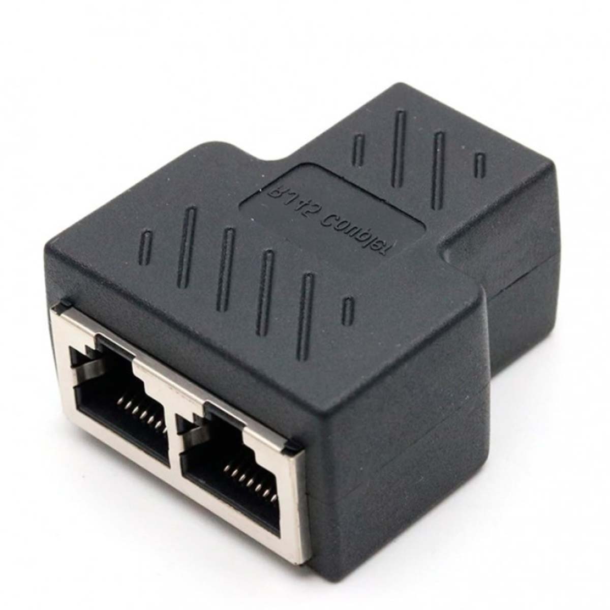 Conector Extensor Duplicador Rj45 Splitter Plug T Rede Y - Digimer