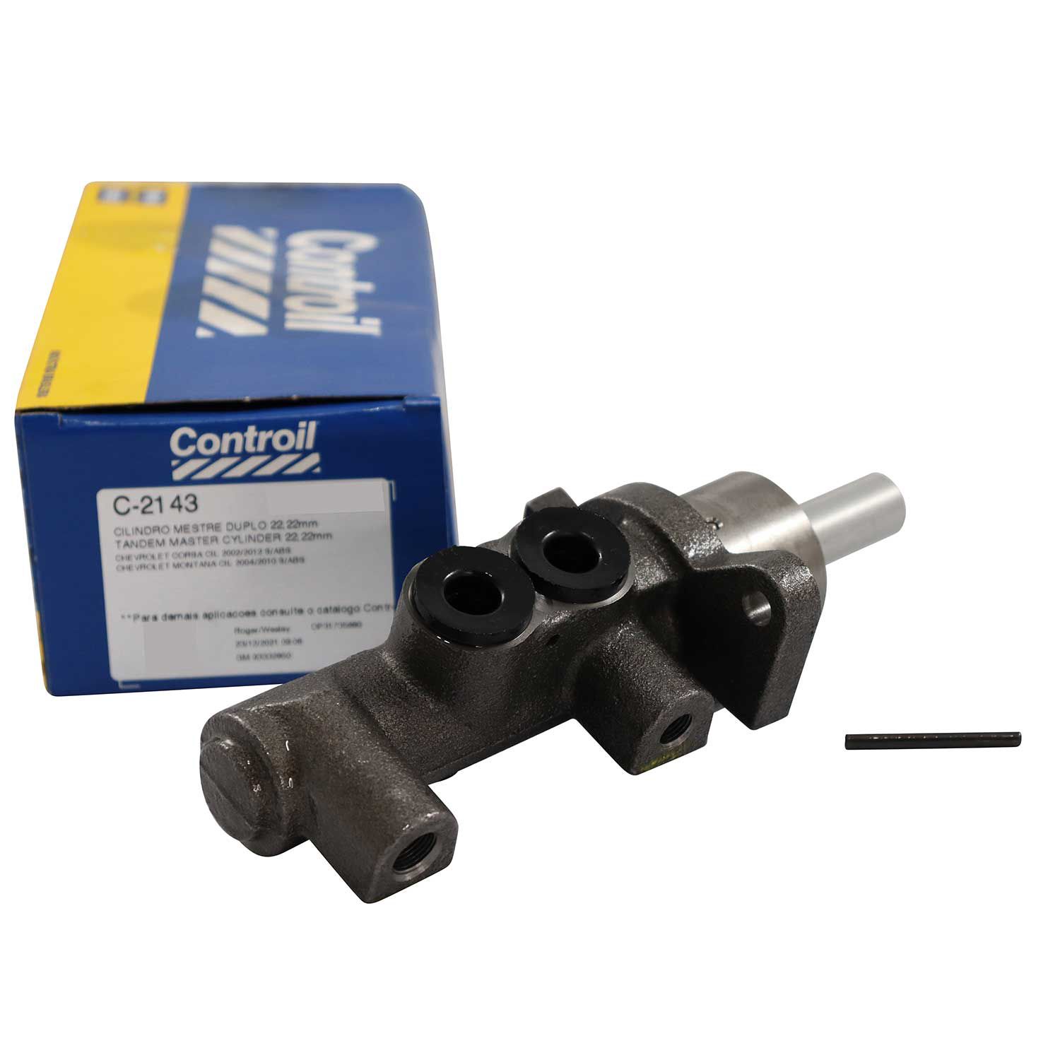 Cilindro Mestre Controil C2143 GM Corsa, Montana - Asllan Autopeças
