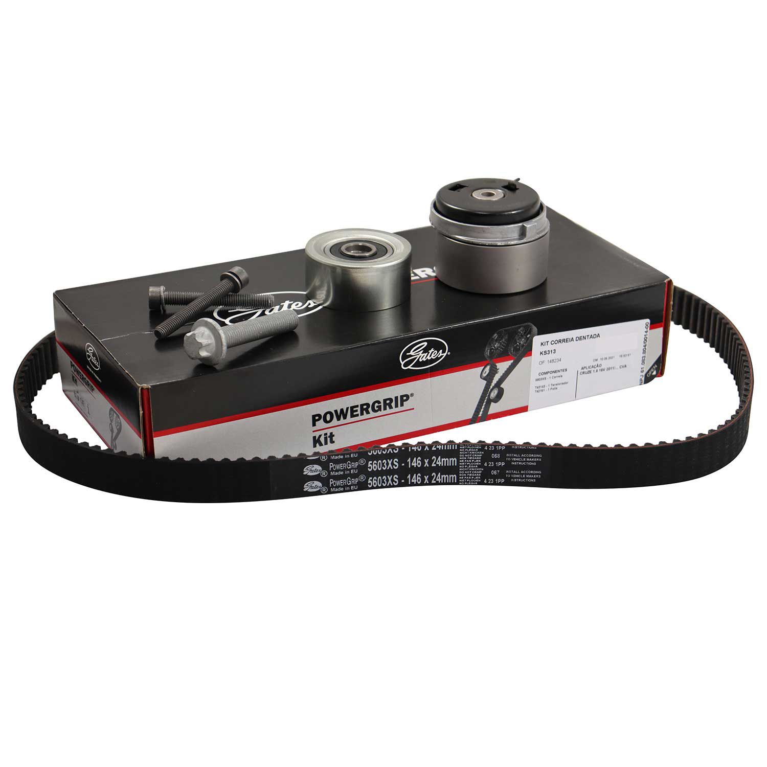 Kit Correia Dentada Gates KS313 GM Cruze, Sonic - Cód.4840 - Asllan ...