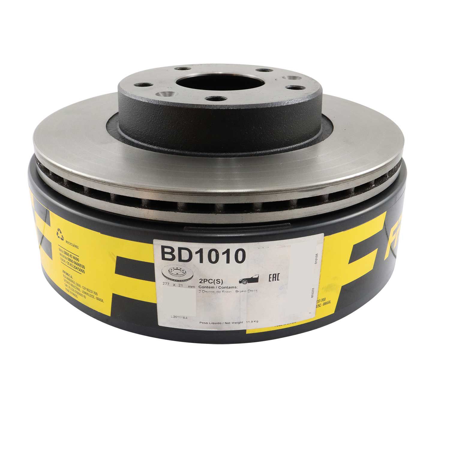 Kit Disco de Freio BD1010 Diant. Freelander - Cód.3583 - Asllan Autopeças