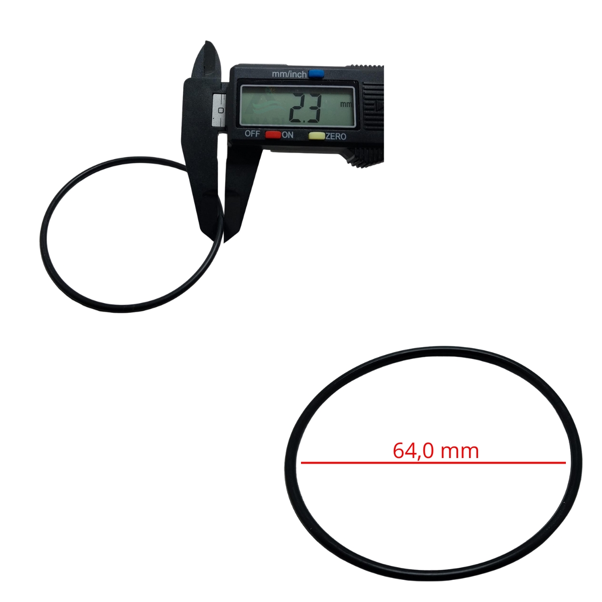 Anel Oring de vedação 68X2.5mm Lavadora Tramontina 42550 1600psi Antiga ...