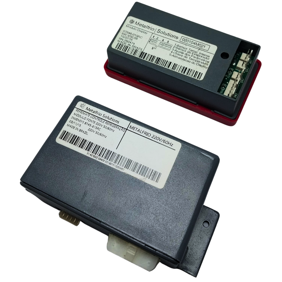 Kit Controlador Placa Display Invensys-MODELO METALFRIO 220V - anabishop