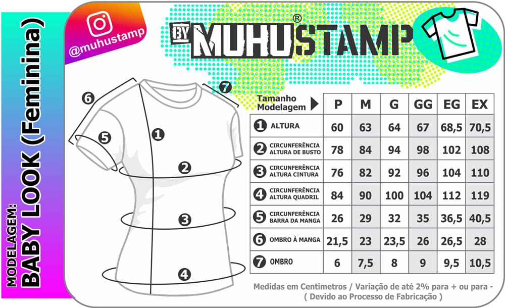 BABY LOOK DRY FIT POLIAMIDA - MUHU