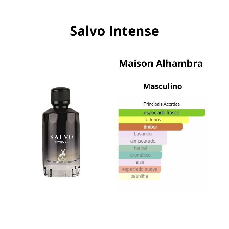 Perfume Salvo Intense - Fracionado - Princesa Imports - Perfumes Importados
