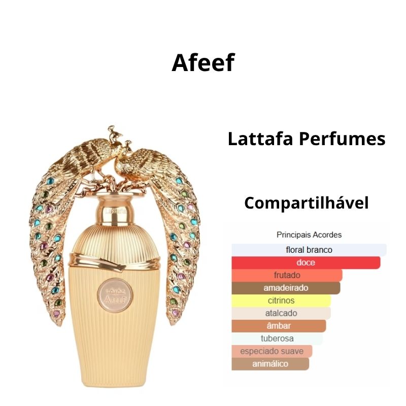 Perfume Afeef - Fracionado - Princesa Imports - Perfumes Importados