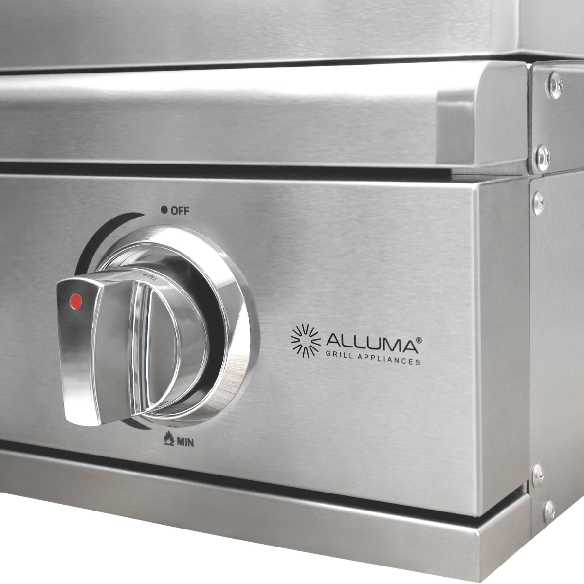 Churrasqueira a Gás Alluma Pro em Inox 304 de Embutir - 3 Queimadores ...