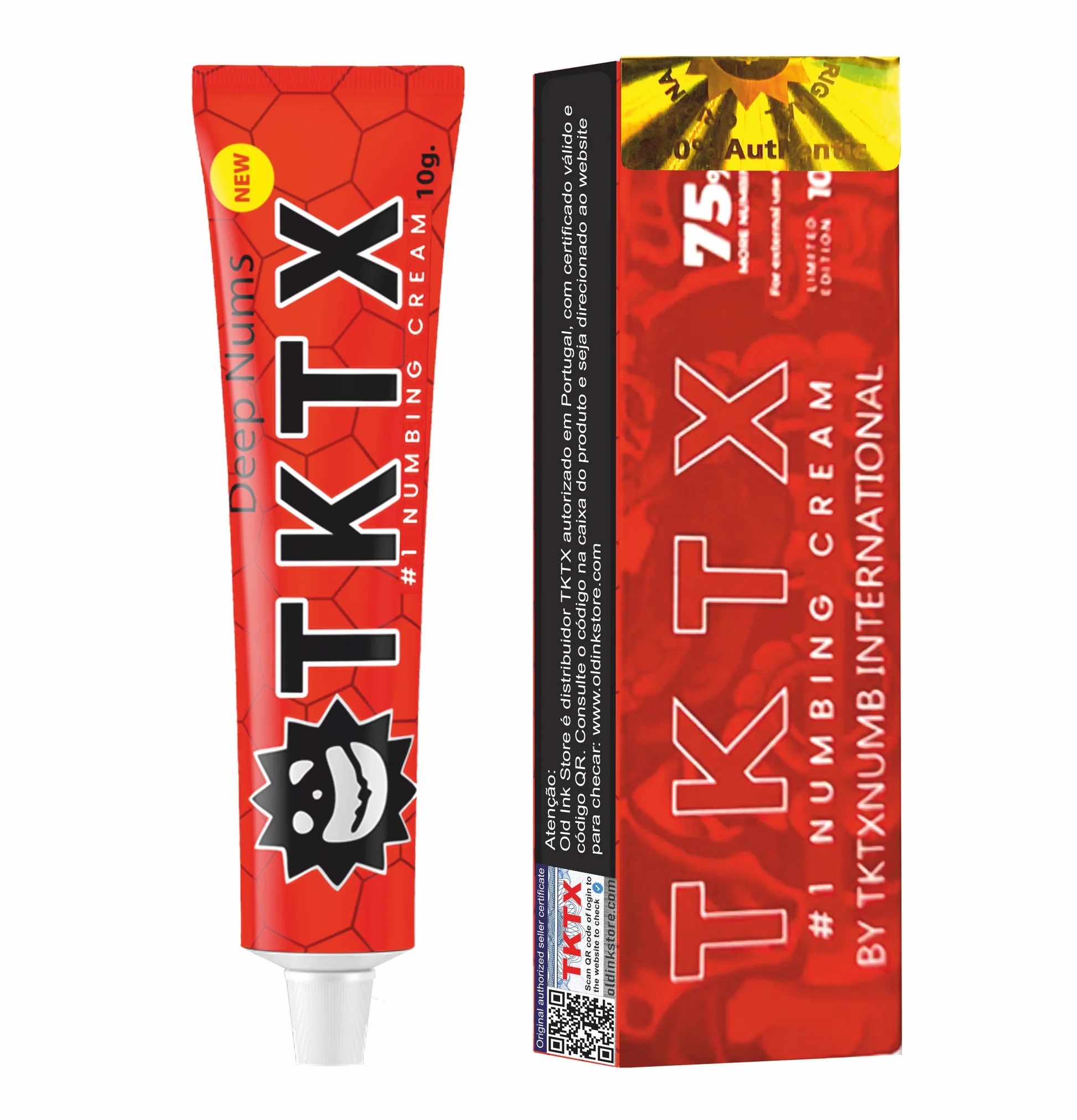 Pomada Anestésica TKTX Vermelha 75% - TKTX