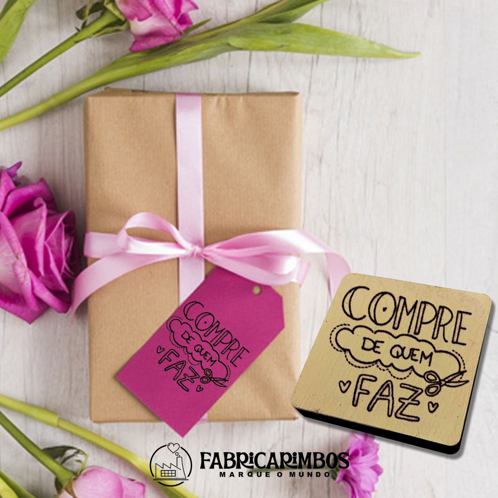 Carimbo de Madeira para Embalagem / Pacote de envio Ref. 0106 Compre de ...