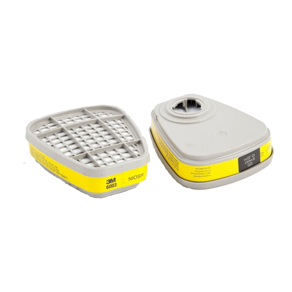 CARTUCHO QUIMICO 3M 6003 CLASSE 1 VAPORES ORGANICOS E GASES ACIDOS H000212905 (PAR)6 - Nova ...