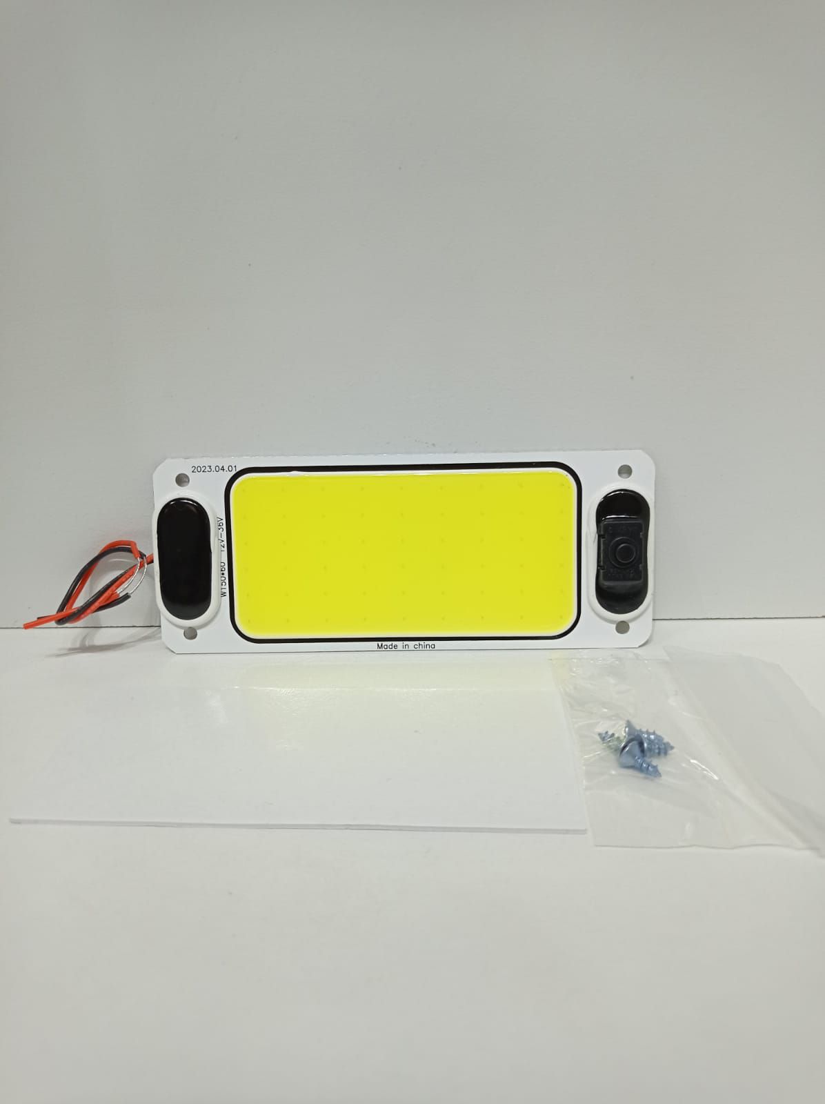 LUMINARIA COLB 54 LEDS RETANGULAR 15X6CM COM BOTAO 12-36V - Four Leds ...