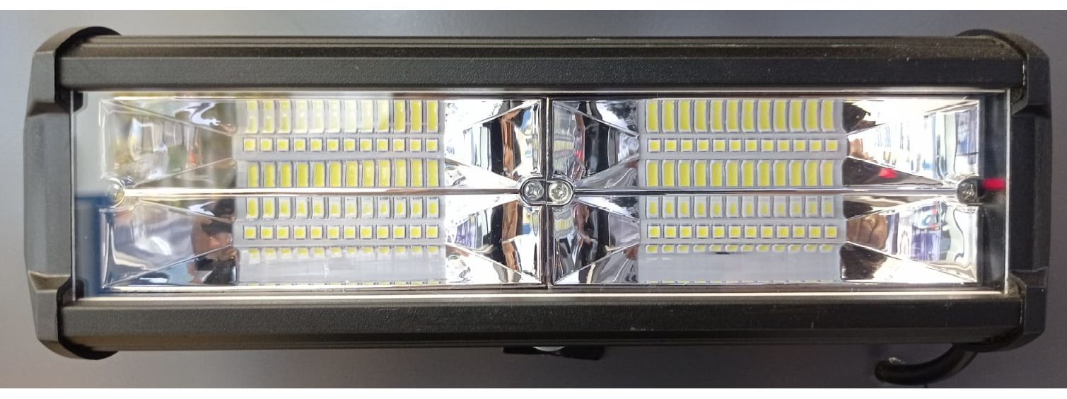 BARRA DE LED 4D 48 LEDS 6000K 150W 12-24V 24X7X7CM - Four Leds Lampadas ...