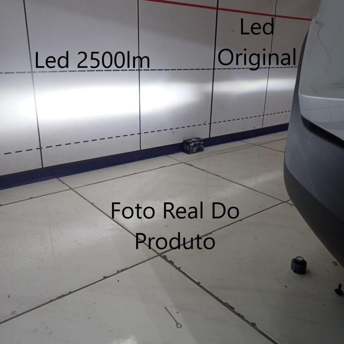 LED L1B 6500K 2500 LUMENS 9~18V (LINHA TOYOTA) LAMPADA FAROL MILHA COROLLA CROSS YARIS HILUX ...