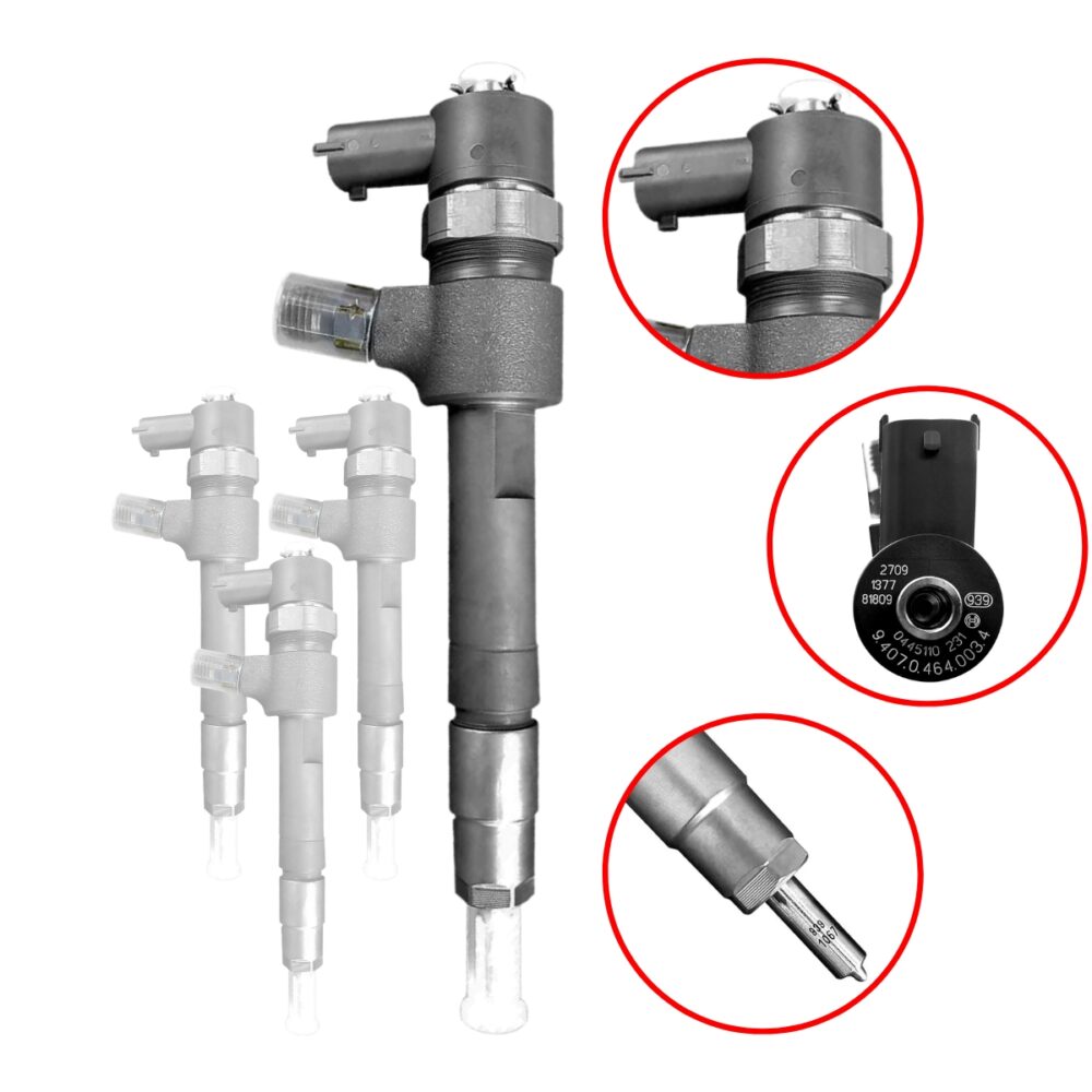 Kit 4 Bico Injetor S10 Blazer Frontier Xterra 2.8 Mwm 0445110231 ...