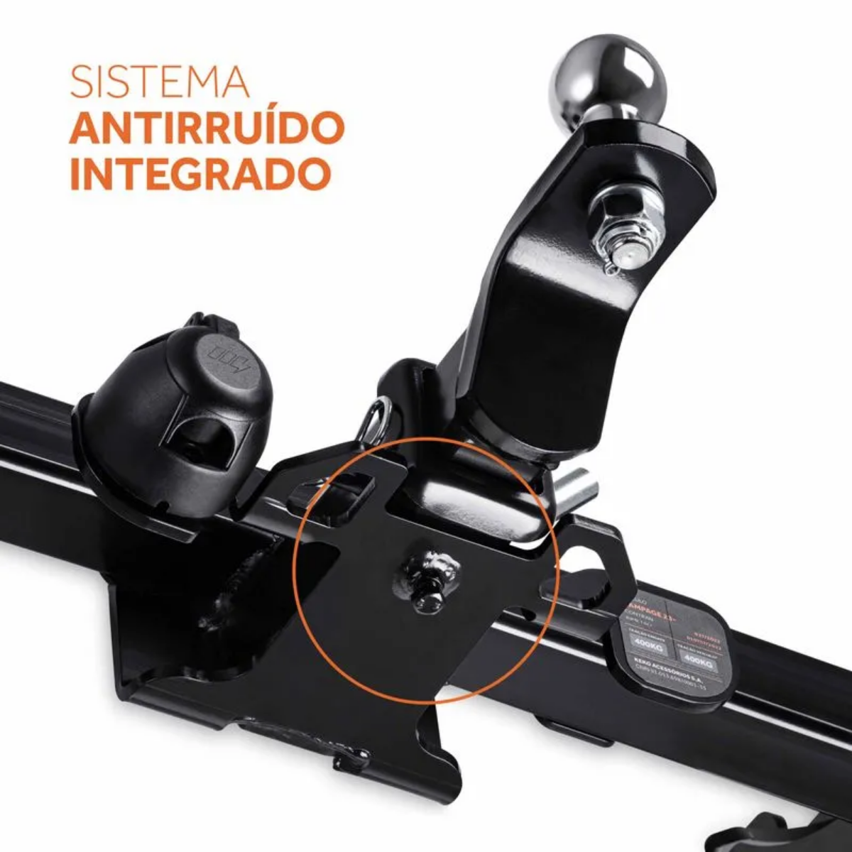 Engate Removível C/ Sist. Antirruído Ram Rampage 2023 A 2024 ...