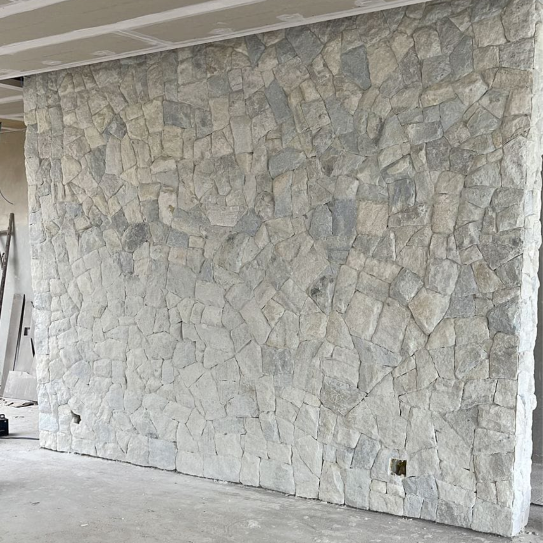 Pedra Moledo Branca Premium - Travertino RockFace