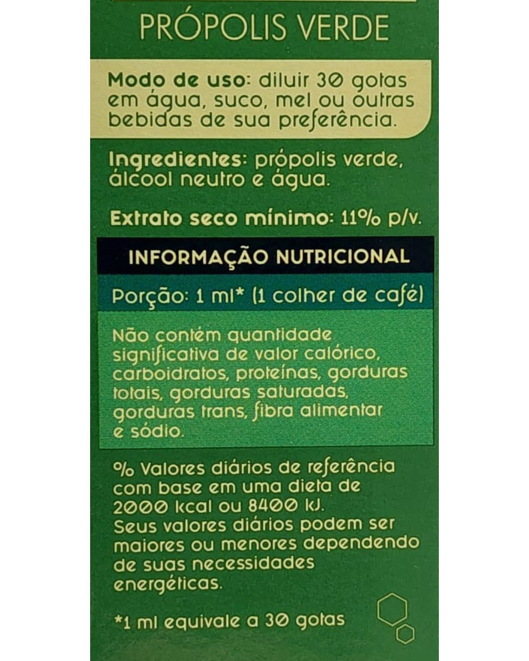 Extrato de Própolis Verde Apis Flora 30ml - Manah Produtos Naturais
