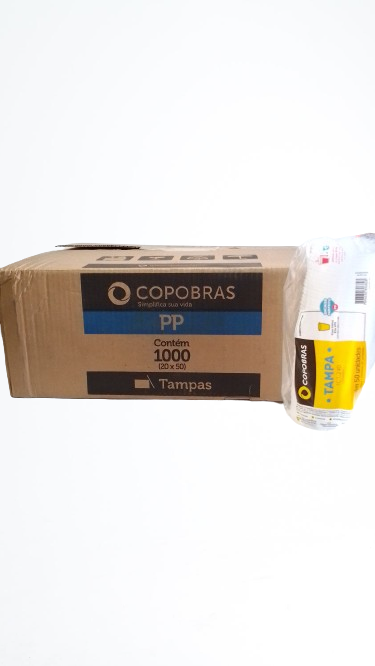 COPOBRAS TAMPA TERMICA 240 ML C/50 UNID. PCT - Macedo Embalagens