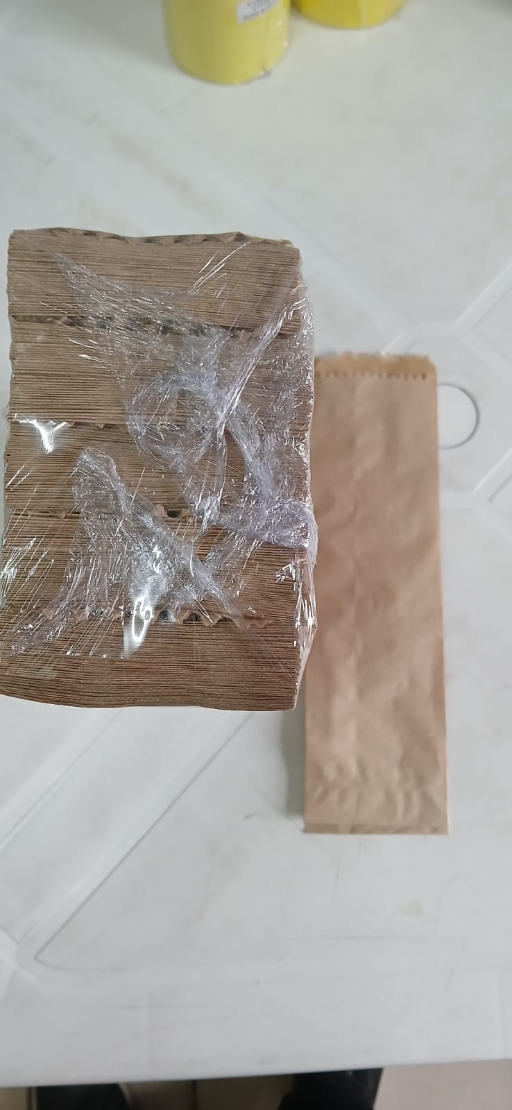 SACO PAPEL KRAFT NATURAL P/TALHER SEM IMPRESSAO C/500 UNID. PCT ...