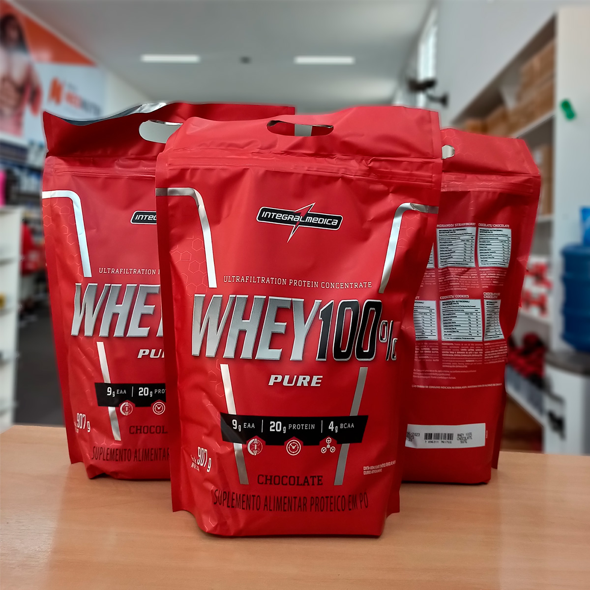 Whey Protein 100% Pure Concentrado 900g Refil - Integralmedica - ARS Suplementos