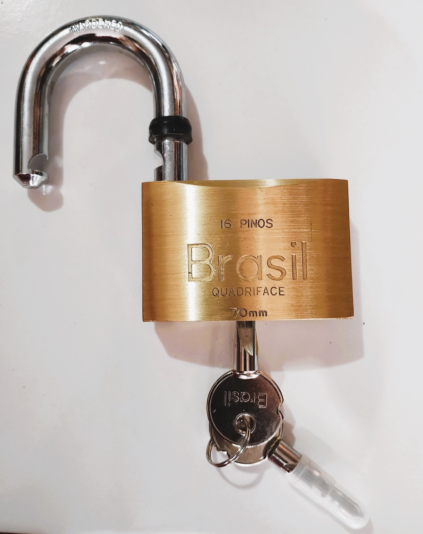 CADEADO DE SEGURANÇA; 70MM; CHAVE TETRA - Distribuidora Fechadura