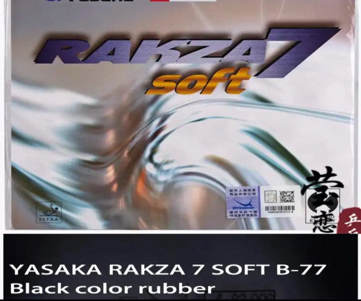 Tênis de Mesa - Borracha Yasaka Rakza 7 SOFT / Bel.ttstore - BEL.TT Store