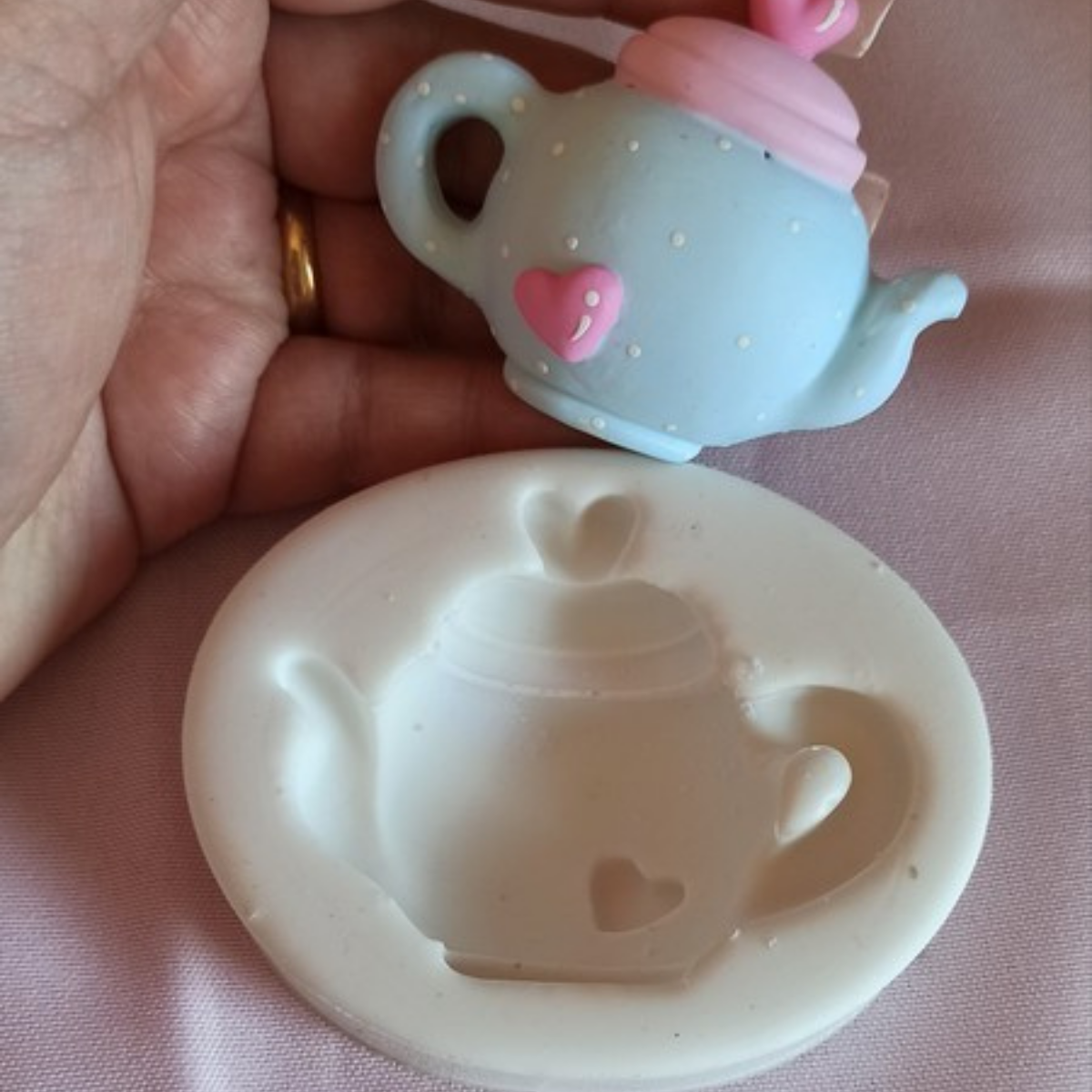 Molde Bule 2D Fofo - Forma de Silicone para Artesanato | Arte de Massa ...