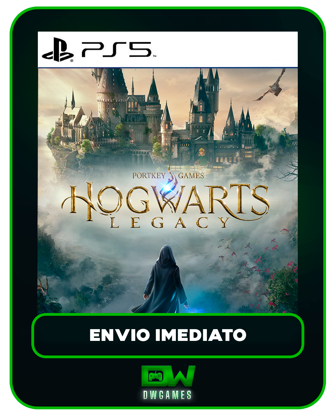 Hogwarts Legacy - Playstation 5 - Edição Padrão - Mídia Digital - PS5 ...